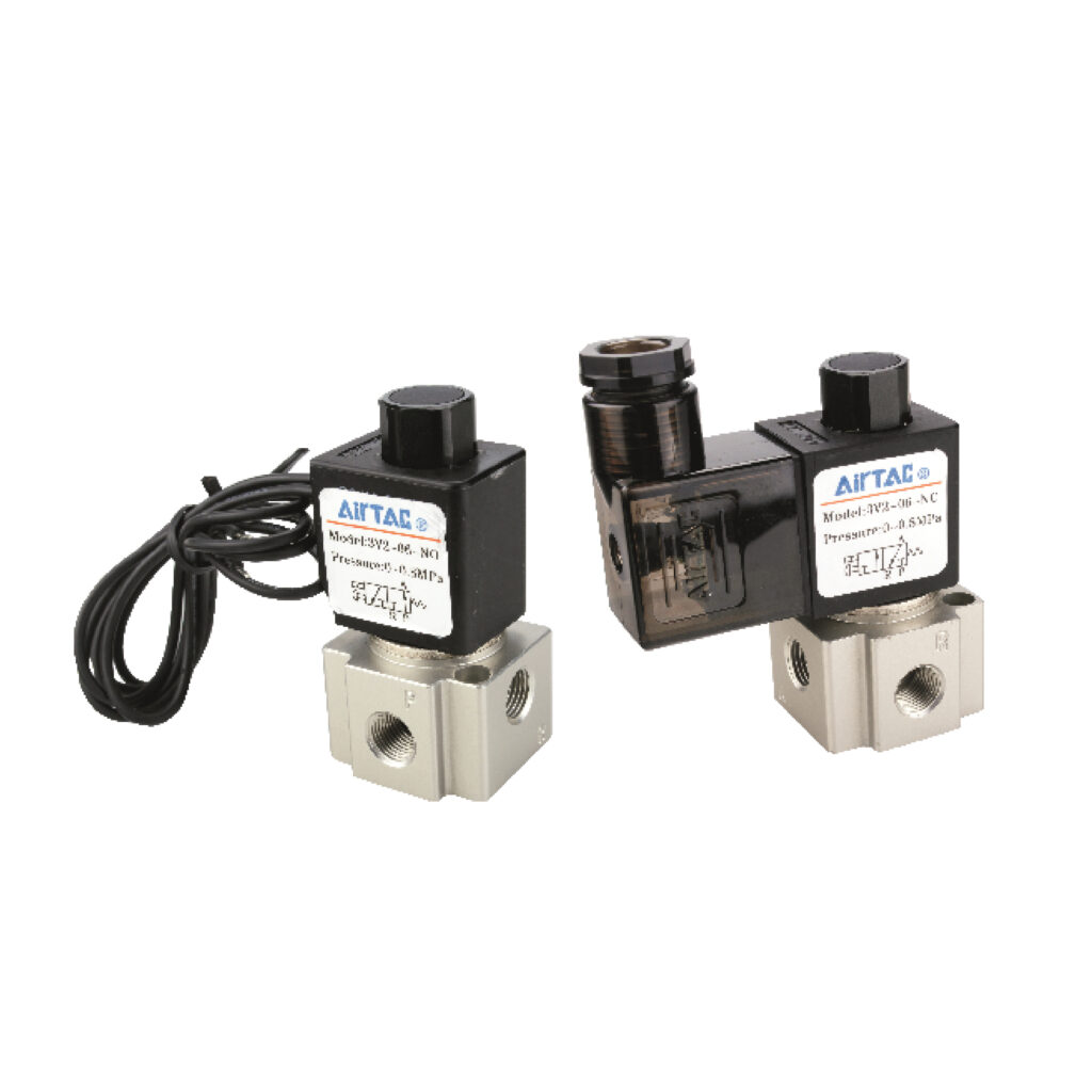 โซลินอยด์วาล์ว Solenoid valve (3/2 way) 3V2 Series | Airtac